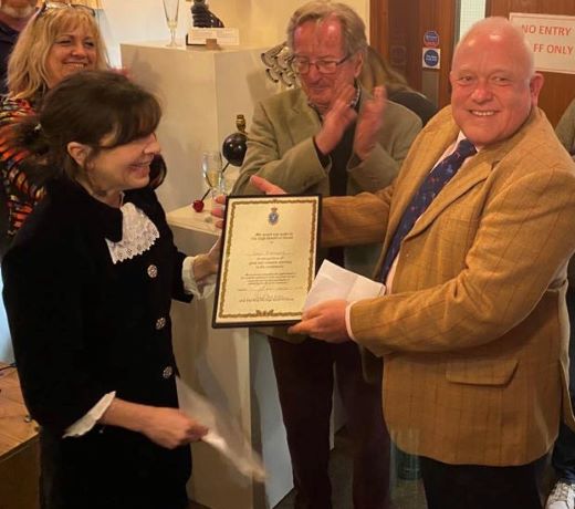 Local businessman and entrepreneur Mr John Romans receives his High ...